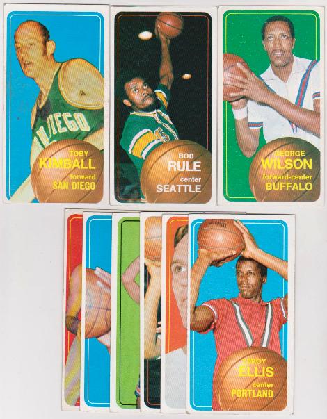 9 Different 1970-71 Topps Basketball Cards - Vintage Lot | Property Room
