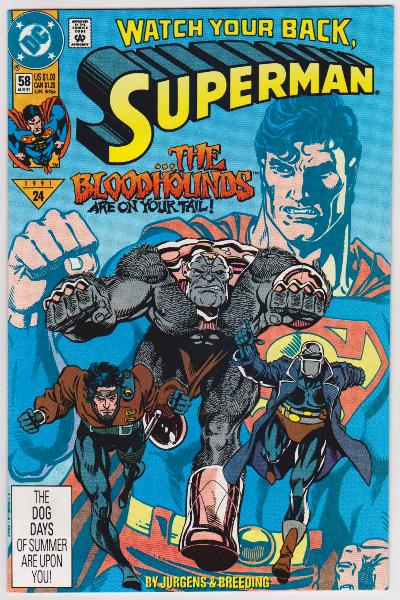 1991 DC Comics SUPERMAN #58 Issue | Property Room