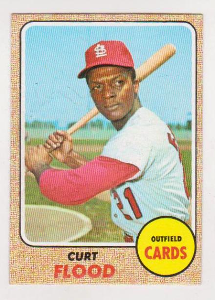 1968 Topps Curt Flood #180 Card | Property Room