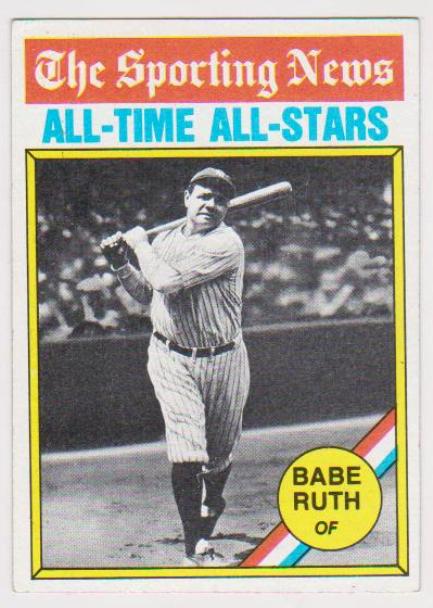 1976 Topps Babe Ruth #345 Card - HOF'er | Property Room