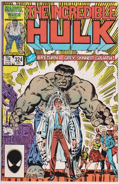 1986 The Incredible Hulk #324 Issue - Marvel Comics | Property Room