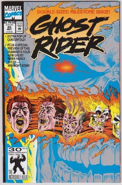 1992 Ghost Rider #25 Issue - Marvel Comics | Property Room