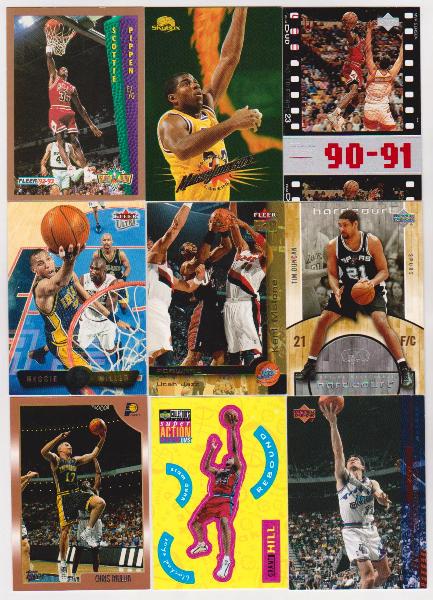 Basketball Card Collection w/ Michael Jordan, Magic Johnson + More ...