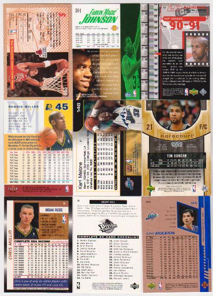 Basketball Card Collection w/ Michael Jordan, Magic Johnson + More ...