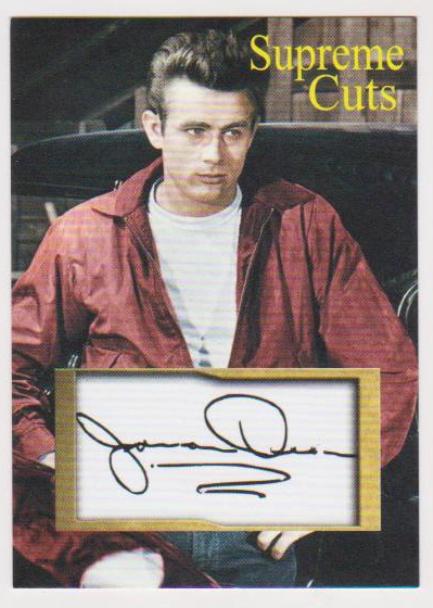 #22/50 Produced - James Dean Supreme Cuts Facsimile Autograph Card ...