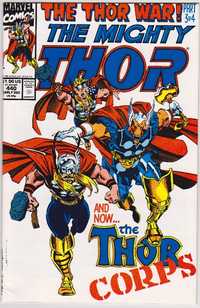 1992 The Mighty Thor #440 Issue - Marvel Comics | Property Room