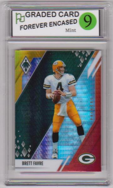 Graded Mint 9 - Brett Favre 2021 Panini Phoenix #43 Card | Property Room