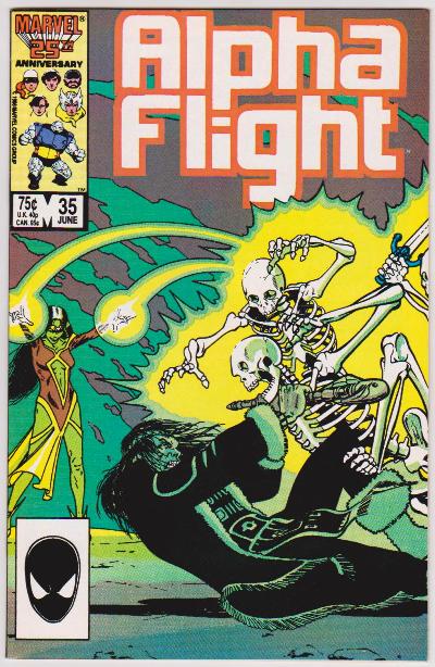 1986 ALPHA FLIGHT #35 Issue - Marvel Comics | Property Room