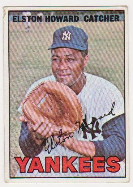 1967 Topps Elston Howard #25 Card - New York Yankees | Property Room