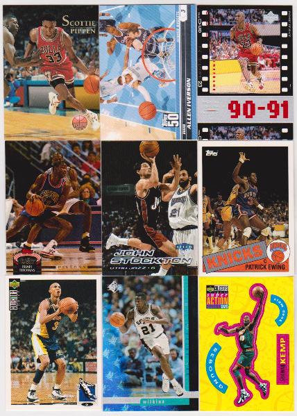 Basketball Card Collection w/ Michael Jordan, Allen Iverson + More ...