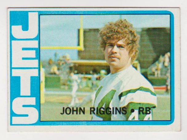 1972 Topps John Riggins #13 Rookie Card - HOF'er | Property Room