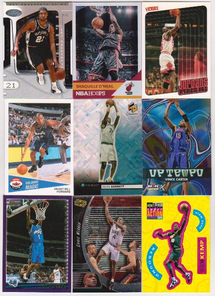 Basketball Card Collection w/ Michael Jordan, Shaquille O'Neal + More ...
