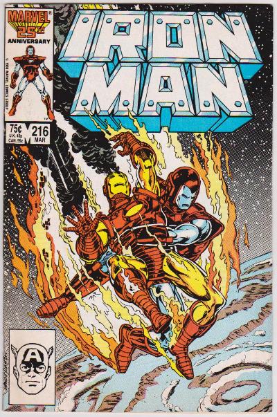 1987 Iron Man #216 Issue - Marvel Comics | Property Room