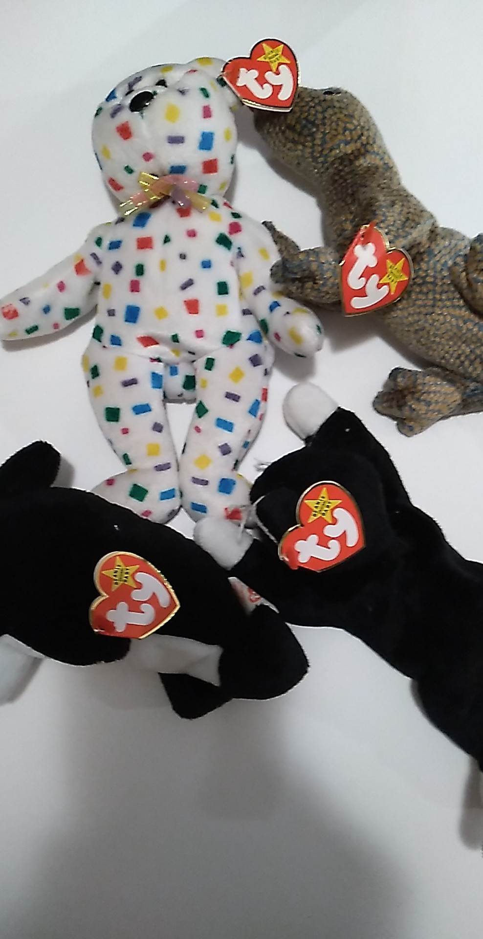 4 Different Ty Beanie Babies - 1993-1999 - w/ Ty2K The Bear + More ...
