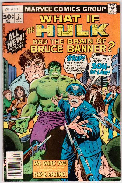 1977 WHAT IF HULK HAD THE BRAIN OF BRUCE BANNER #2 Issue - Marvel ...