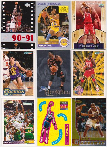 Basketball Card Collection w/ Michael Jordan, Magic Johnson + More ...