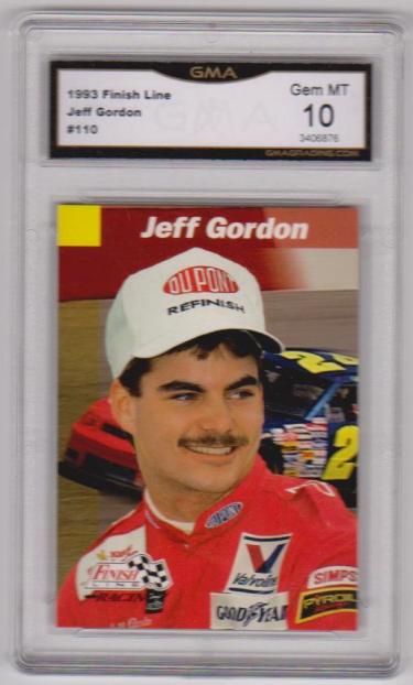 Graded Gem Mint 10 - Jeff Gordon 1993 Finish Line #110 Card | Property Room