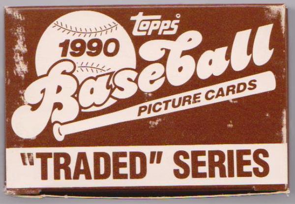1990 Topps Traded Baseball 132 Card Set In Factory Box | Property Room
