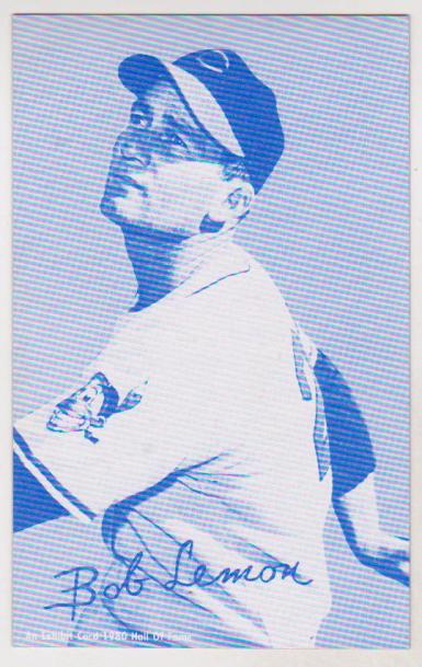 Vintage - Bob Lemon 1980 Hall of Fame Exhibit Card | Property Room