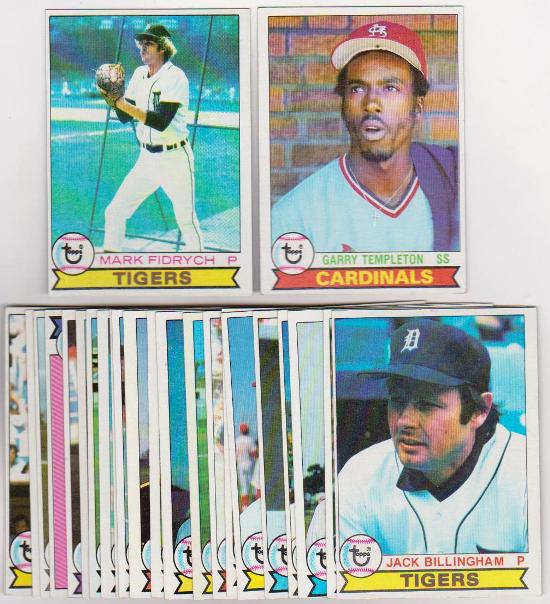 25 Different 1979 Topps Baseball Cards - Mark Fidrych + More | Property ...