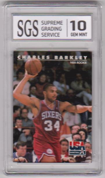 Graded Gem Mint 10 - Charles Barkley 1992 Skybox USA #2 Card | Property ...