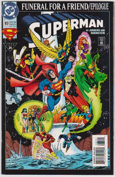 1993 DC Comics SUPERMAN #83 Issue | Property Room
