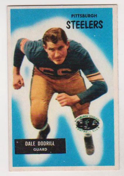1955 Bowman Football Dale Dodrill #79 Card | Property Room