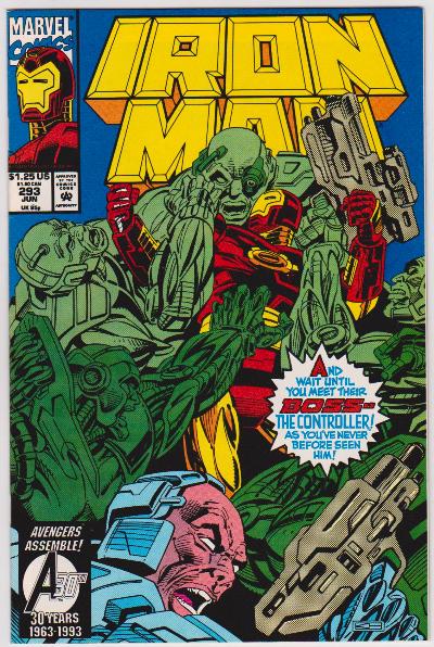 1993 Iron Man #293 Issue - Marvel Comics | Property Room