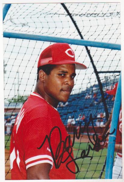 Signed - BARRY LARKIN 4x6 Color Photo - HOF'er Autograph | Property Room