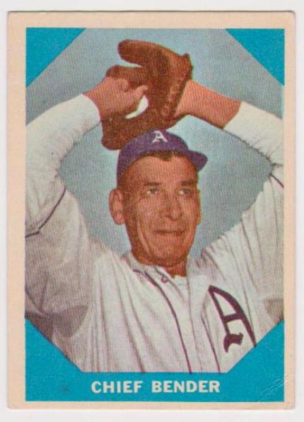 1960 Fleer Chief Bender #7 Card - HOF'er | Property Room
