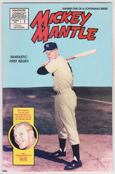 MICKEY MANTLE #1 Issue Comic Book - Magnum Comics | Property Room