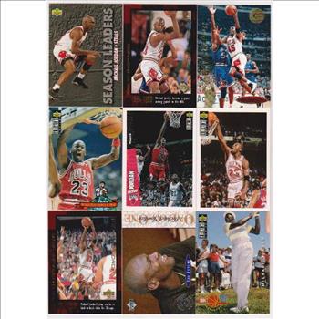 1990's Michael Jordan Card Collection - 9 Different | Property Room