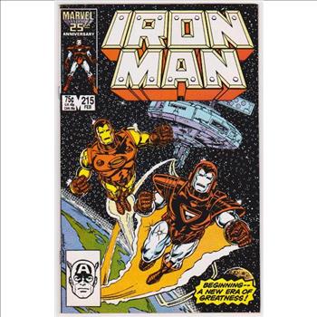 1987 Iron Man #215 Issue - Marvel Comics | Property Room