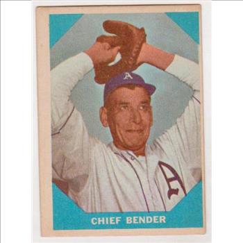 1960 Fleer Chief Bender #7 Card - HOF'er | Property Room