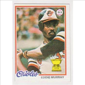 1978 Topps Eddie Murray #36 Rookie Card - HOF'er | Property Room