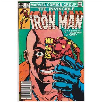 1983 The Invincible Iron Man #167 Issue - Marvel Comics | Property Room