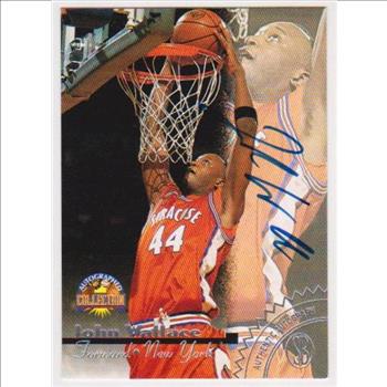 Signed Rookie - John Wallace 1996 Score Board Autographed Collection ...