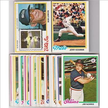 25 Different 1978 Topps Baseball Cards w/ Jerry Koosman + More ...