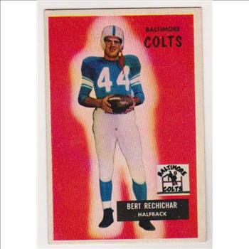 1955 Bowman Football Bert Rechichar #20 Card | Property Room