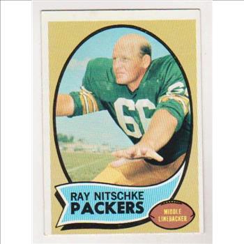 1970 Topps Ray Nitschke #55 Card - HOF'er | Property Room
