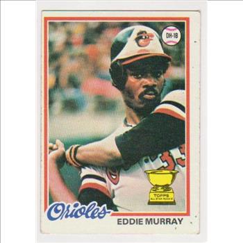 1978 Topps Eddie Murray #36 Rookie Card - HOF'er | Property Room