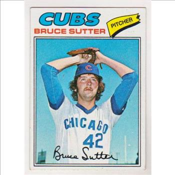 1977 Topps Bruce Sutter #144 Rookie Card - HOF'er | Property Room