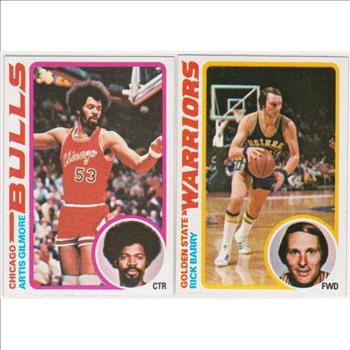 1978-79 Topps Rick Barry #60 + Artis Gilmore #73 Card Pair - HOF'ers ...