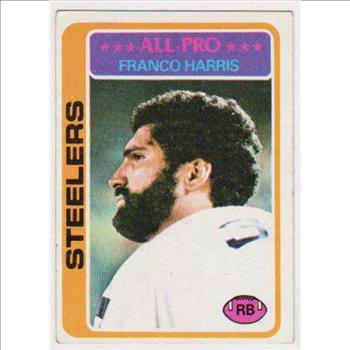 1978 Topps Franco Harris #500 Card - HOF'er | Property Room