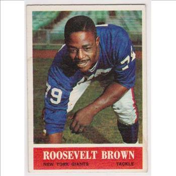 1964 Philadelphia Roosevelt Rosey Brown #114 Card - HOF'er | Property Room