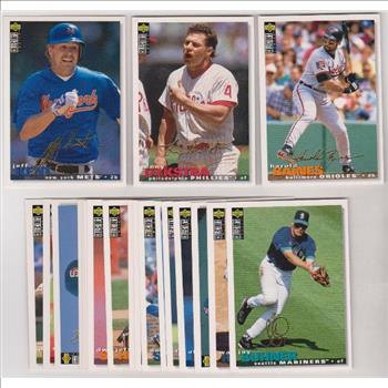 20 Different 1995 Collectors Choice Gold Signature Baseball Insert ...