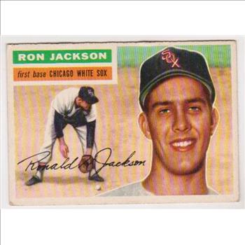 1956 Topps Baseball Ron Jackson #186 Card | Property Room
