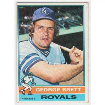 1976 Topps George Brett #19 2nd Year Card - HOF'er | Property Room