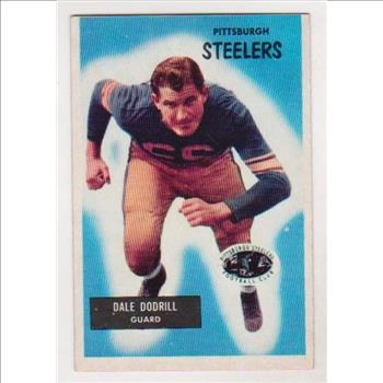 1955 Bowman Football Dale Dodrill #79 Card | Property Room