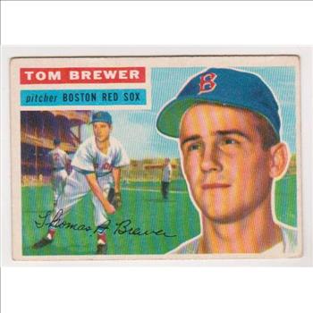 1956 Topps Baseball Tom Brewer #34 Card | Property Room